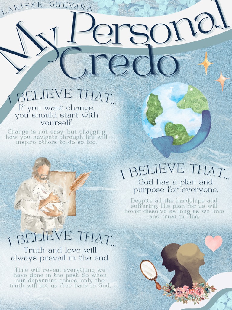 Personal Life Credo Statements | PDF