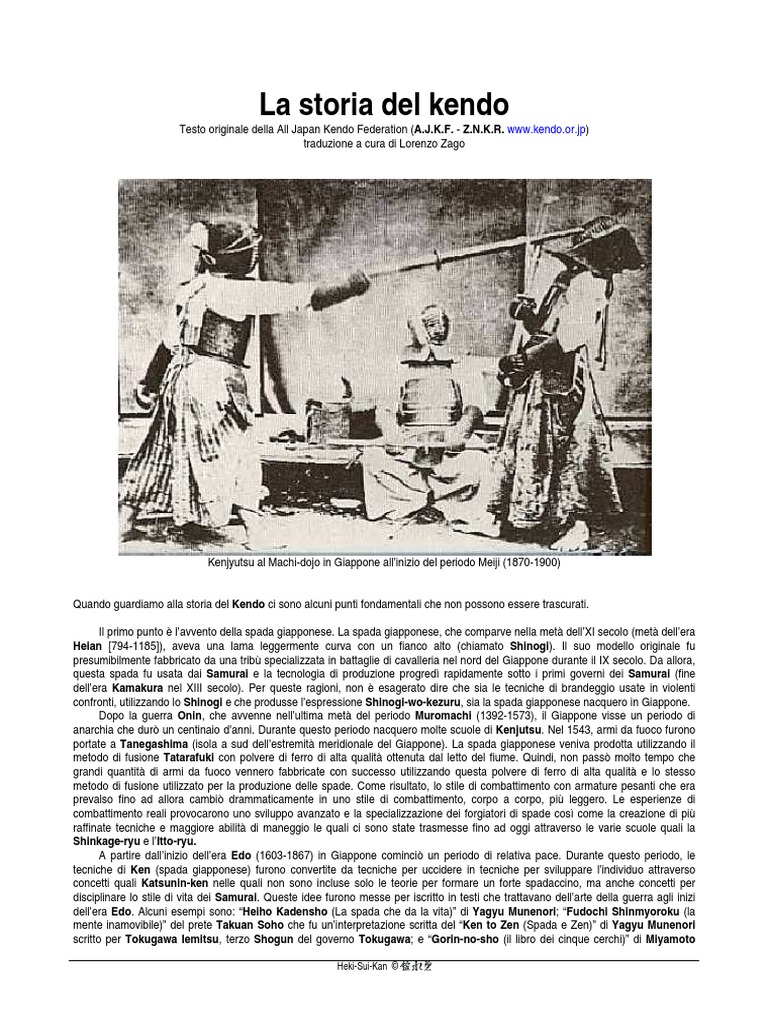 La Storia Del Kendo | PDF