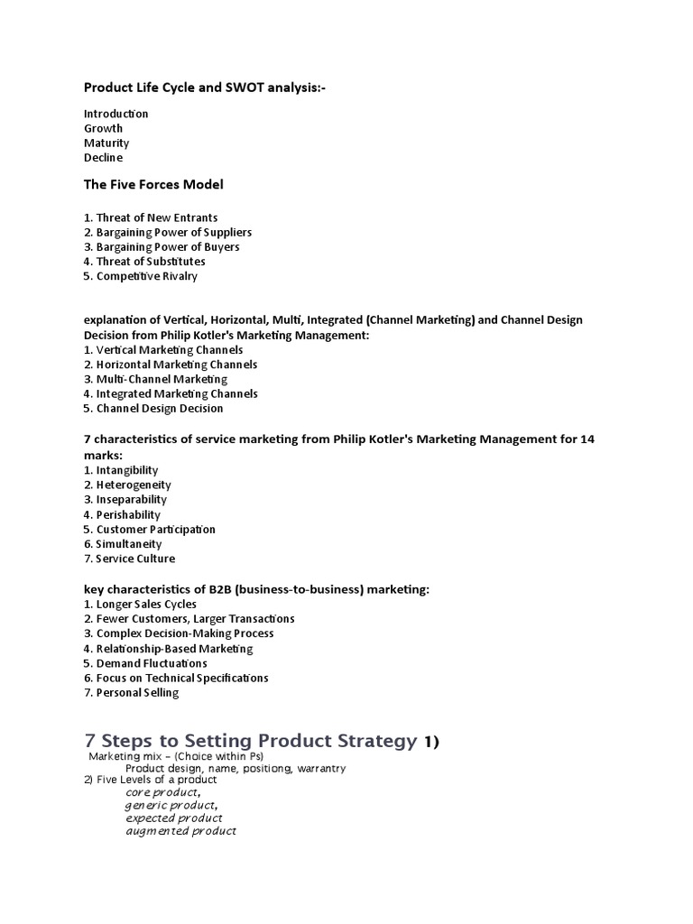 Product Life Cycle and Marketing Strategies | PDF