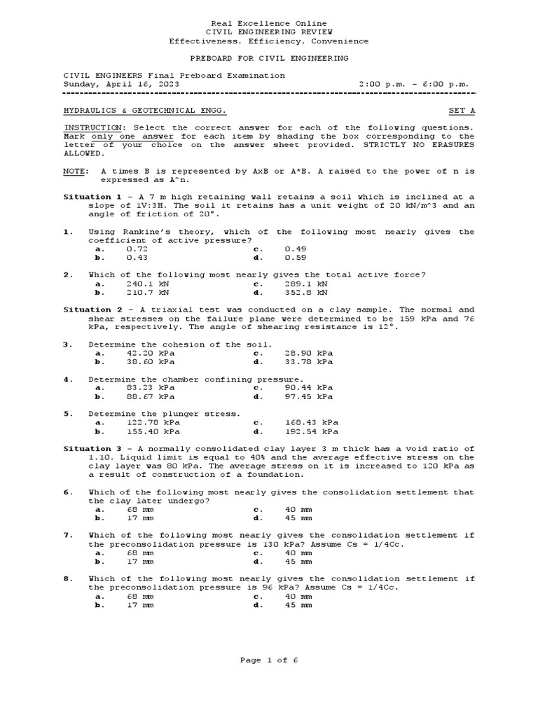 Preboard 2 - HGE | PDF