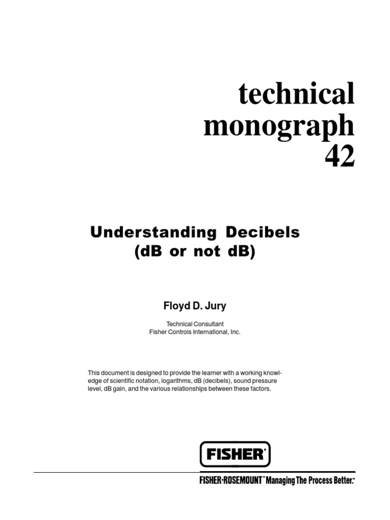 Understanding Decibels and Logarithms | PDF | Decibel | Logarithm