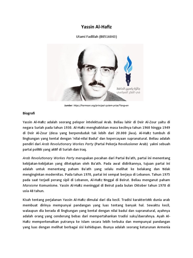 Yassin Al-Hafiz-WPS Office | PDF