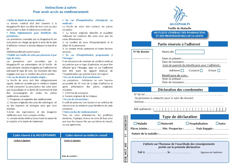 Feuille de Mutuelle 1 | PDF