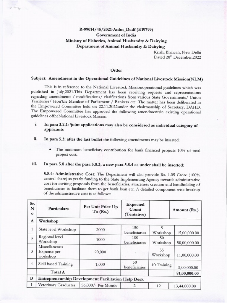 Amendment Operational Guidelines NLM | PDF