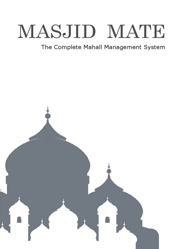 Masjid Mate Brochure | PDF