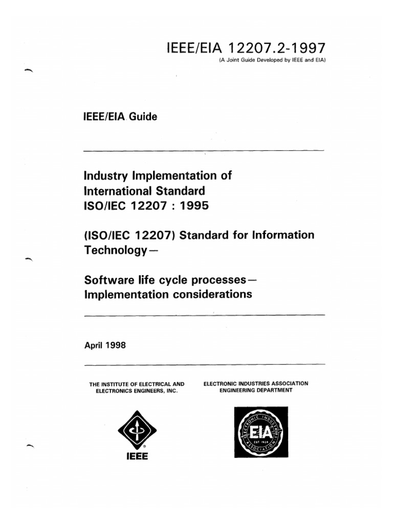Ieee Eia Iec Iso 12207 2 (Z Lib - Org) | PDF