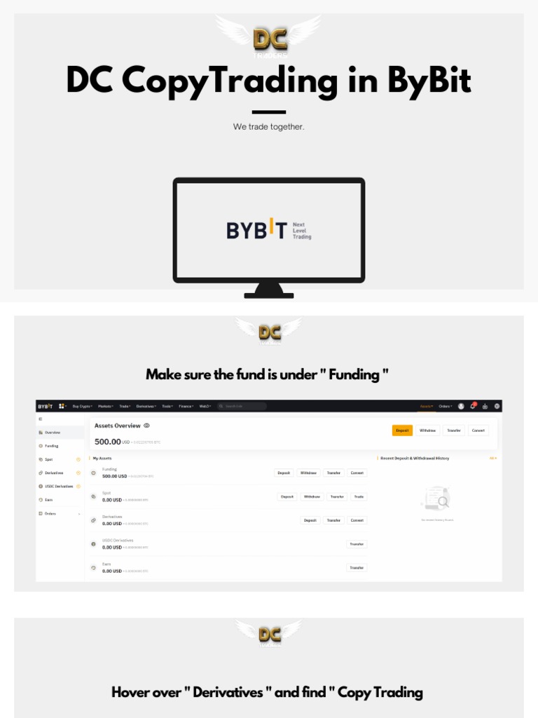ByBit Copytrading Setup | PDF