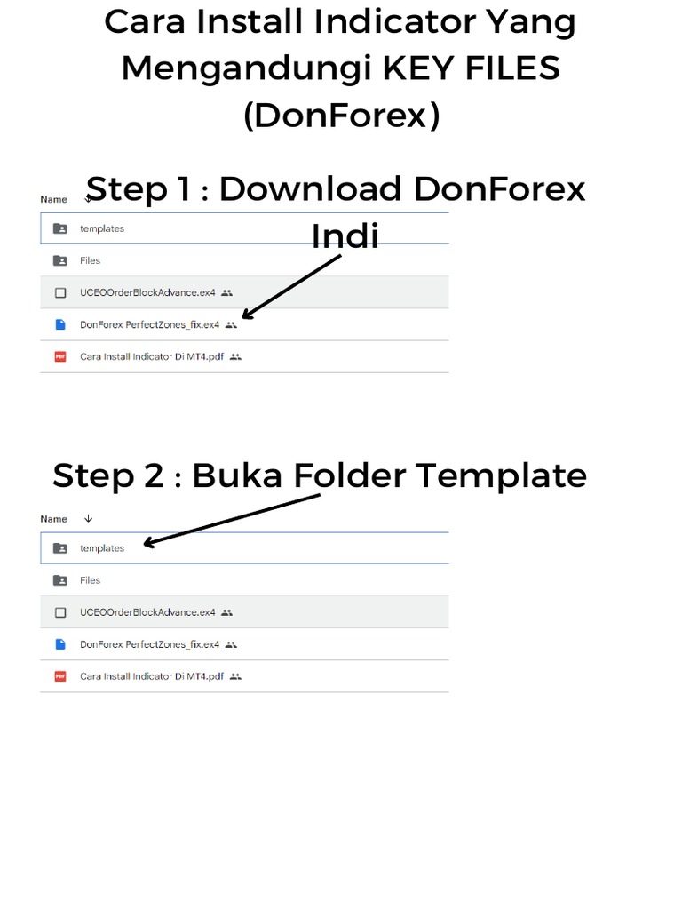Cara Install Indicator Yang Mengandungi Key File Seperti Indi DonForex ...