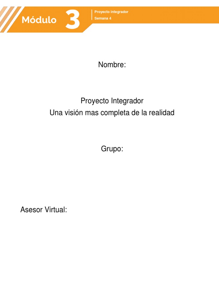 Proyecto Integrador Modulo 3 | PDF