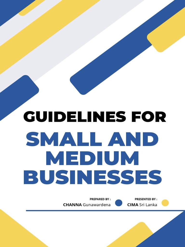 SME Presentation Full | PDF | Small And Medium Sized Enterprises | Business