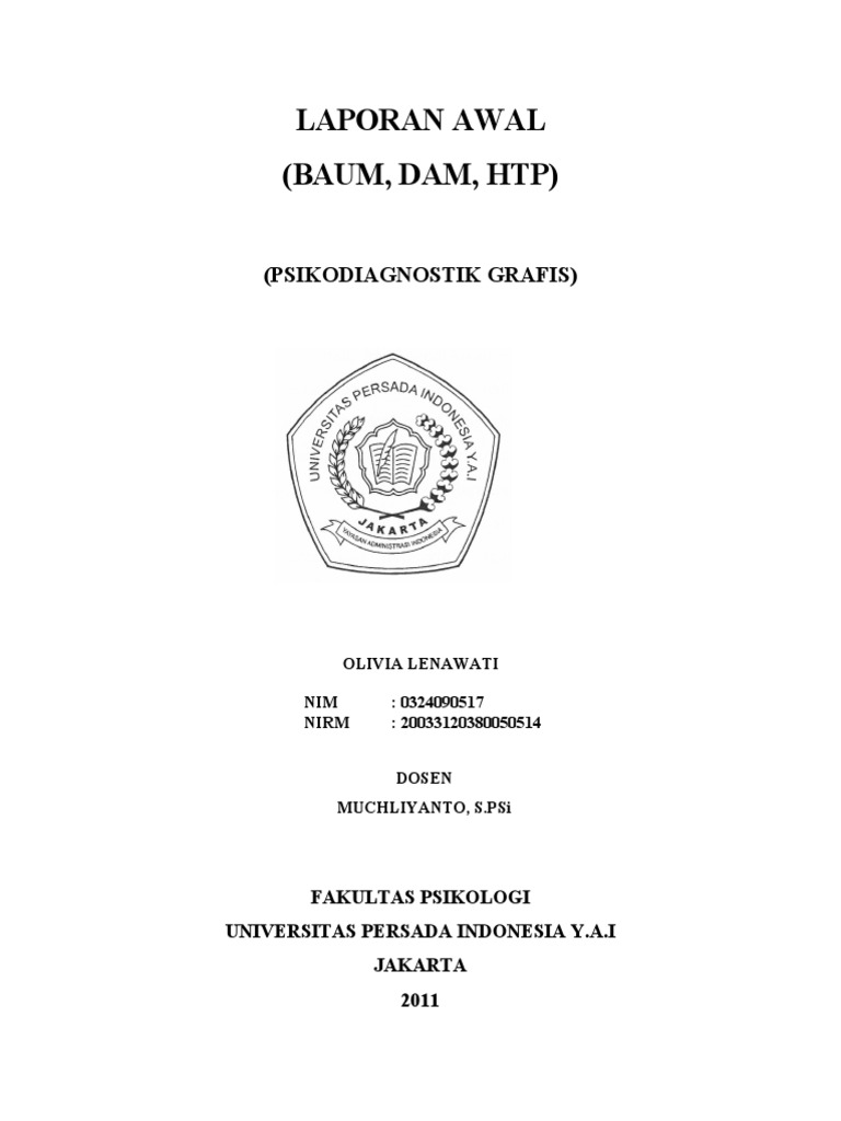Interpretasi Psikodiagnostik HTP | PDF | Pengembangan Diri