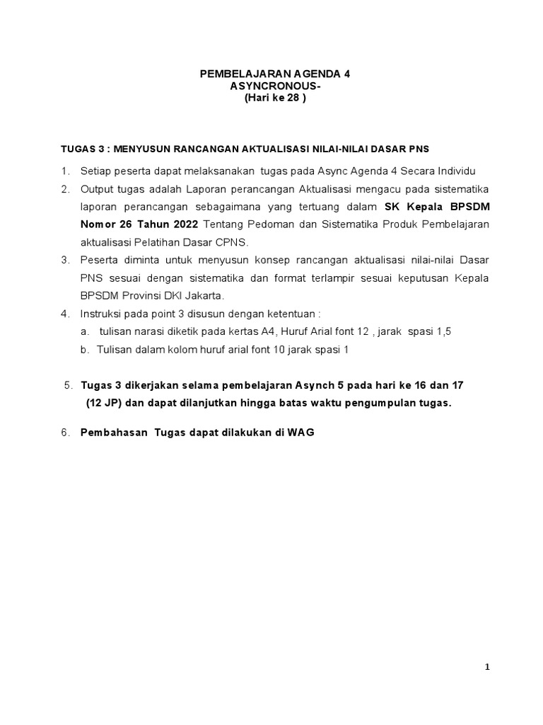ASYNC - Agenda 4 Tugas 3 Hari Ke 29 | PDF
