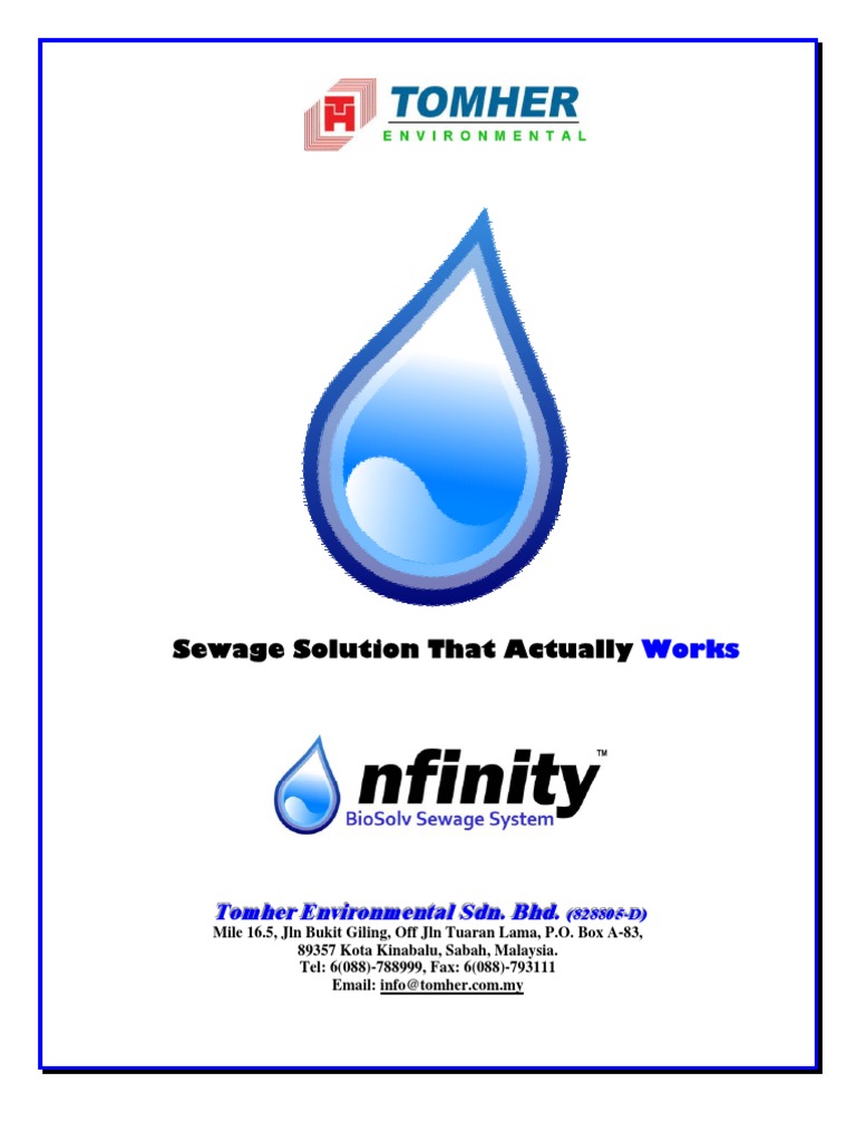 The Infinity BioSolv System-Final | PDF | Sewage Treatment | Wastewater