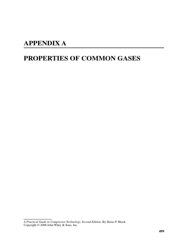 A Practical Guide To Compressor Technology - 2005 - Bloch - Appendix A ...