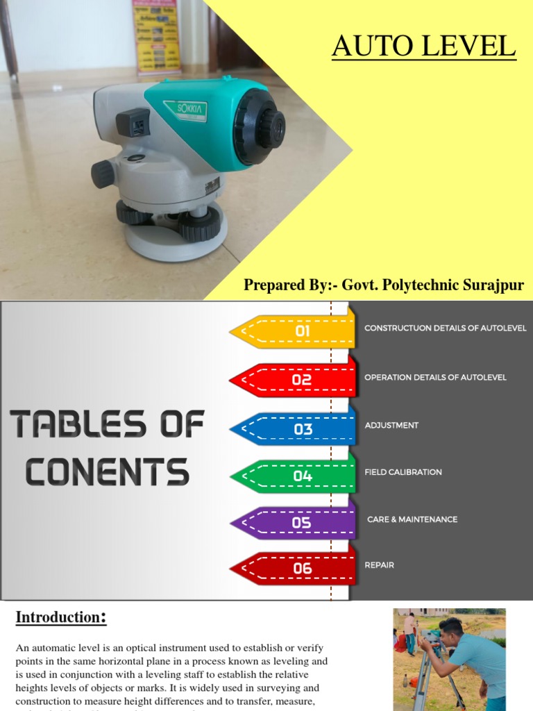 AUTOLEVEL | Download Free PDF | Surveying | Equipment