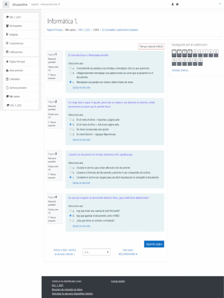 Provas Informatica Medica 1 Antigas | PDF | Microsoft Word | Hipervínculo