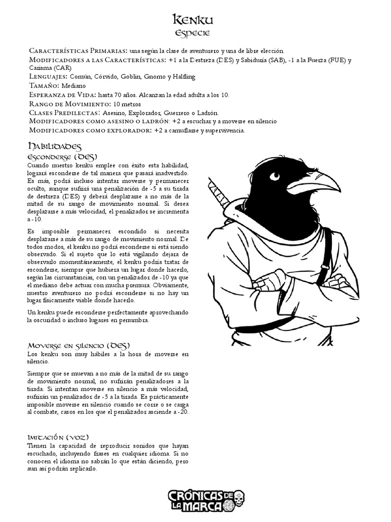 Habilidades de los Kenku en 3.5 | PDF | Historia