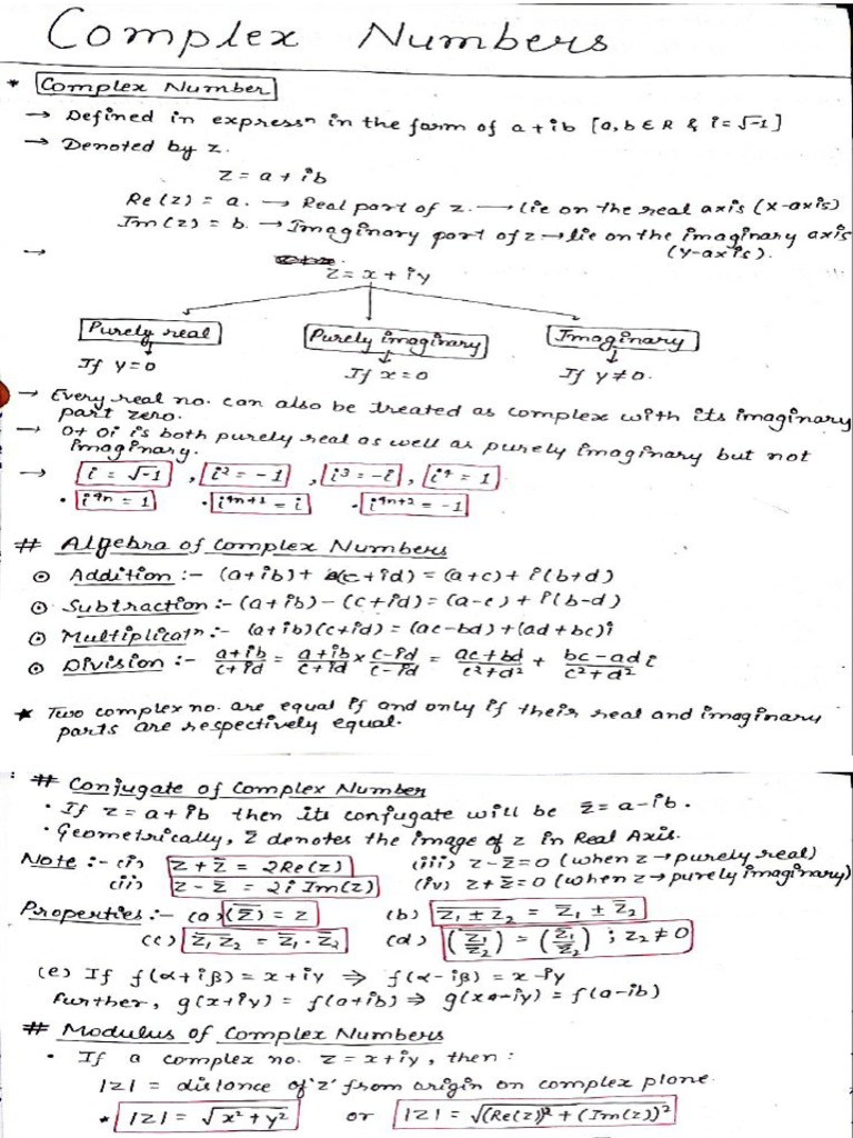 Complex Number | PDF