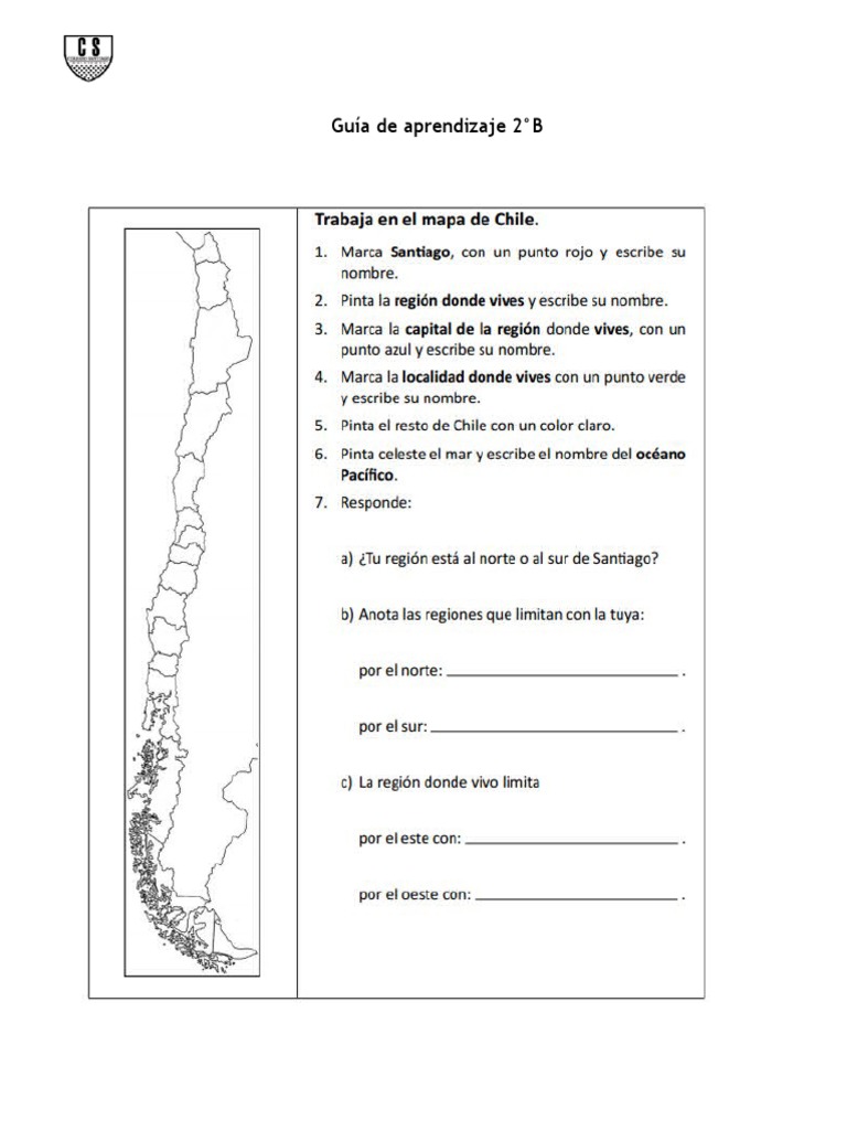 cHILE EN EL MAPA 2° | PDF