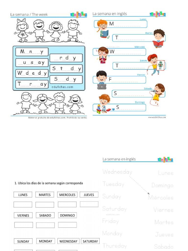 Dias y Meses Del Año en Ingles | PDF