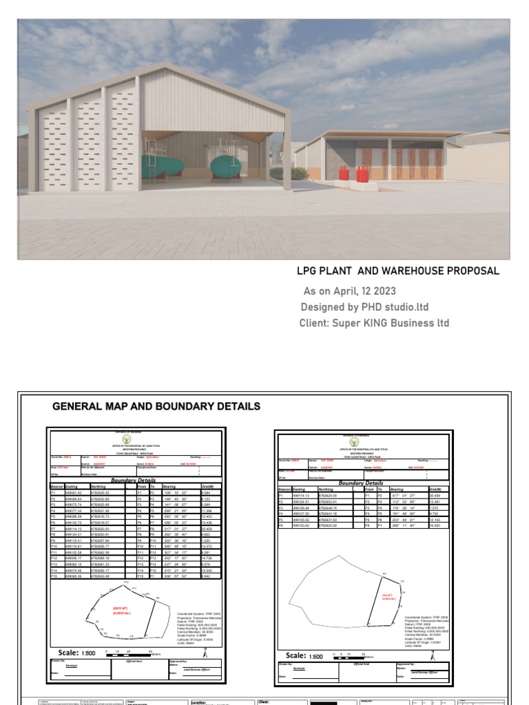 LPG Plant and Warehouse Proposal | PDF | Geography | Geodesy