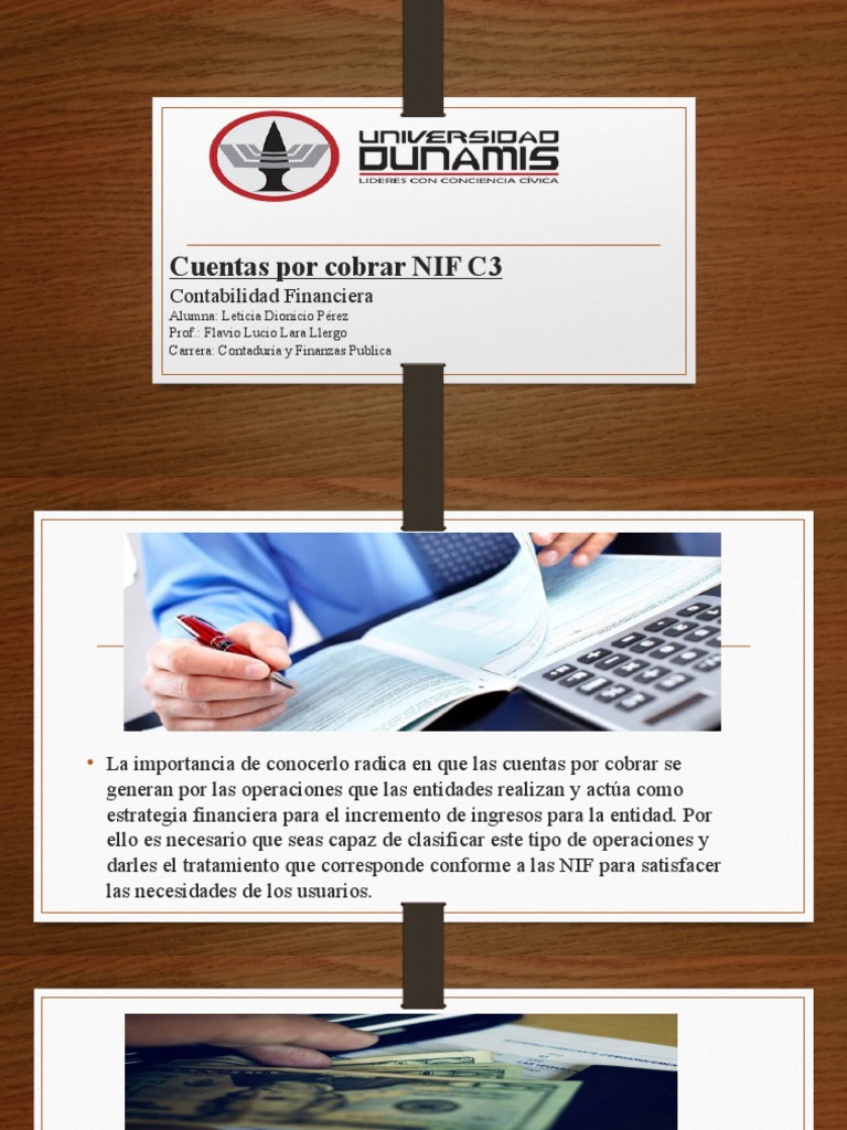 Cuentas por Cobrar NIF C-3: Guía SEO | PDF