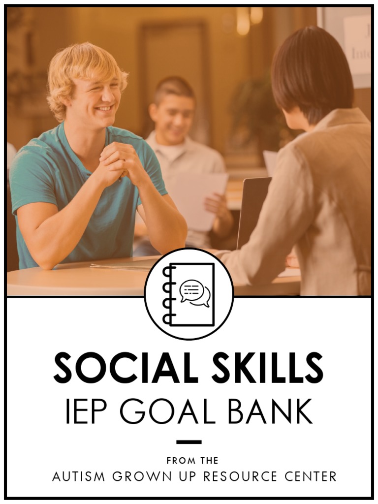 Social Skills Goal Bank | PDF | Career & Growth | Social Science