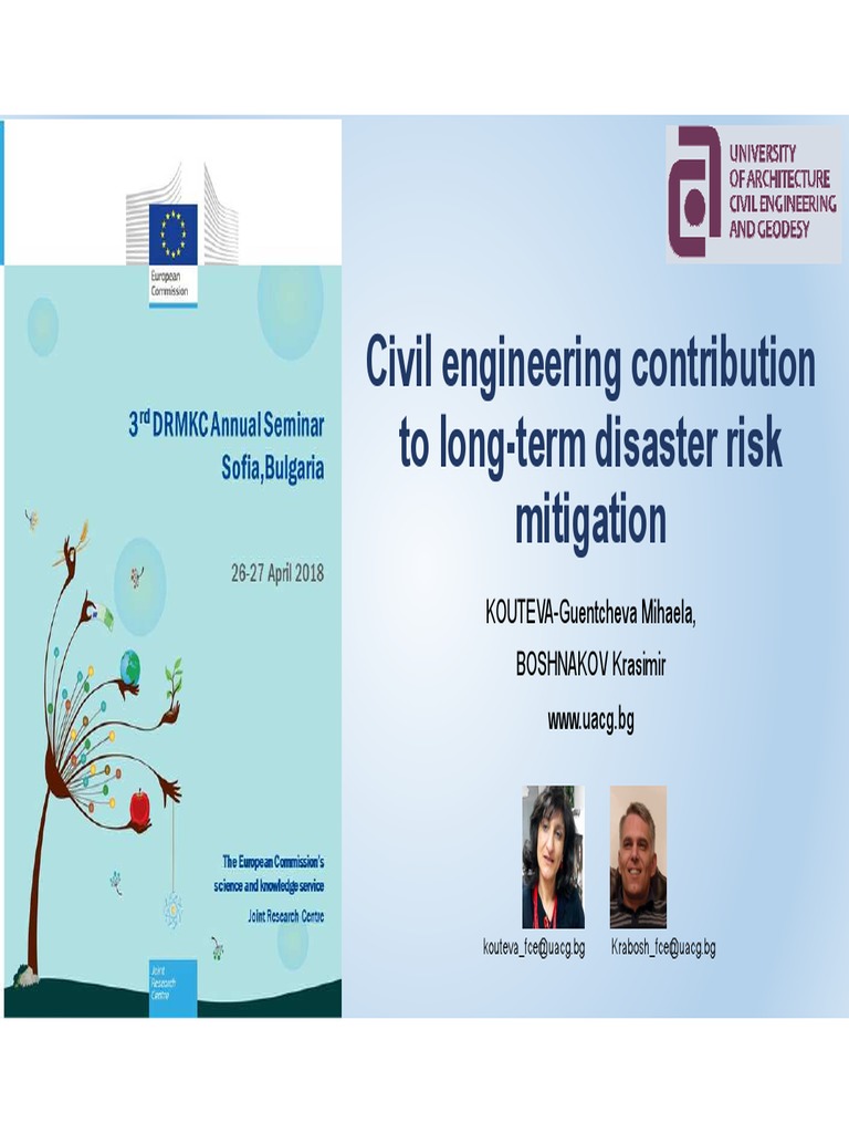 2 Mihaela Kouteva-Civil Engineering Contribution To Long-Term Disaster Risk Mitigation | PDF ...