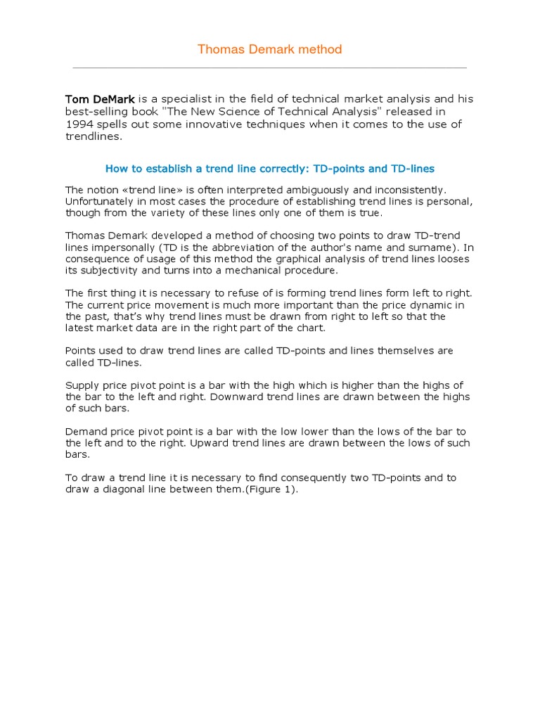 Thomas Demark Method | PDF