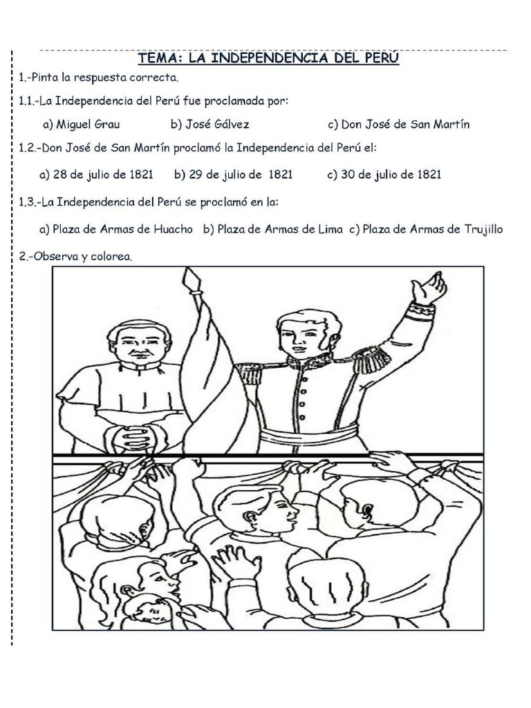 Independencia Del Peru | PDF