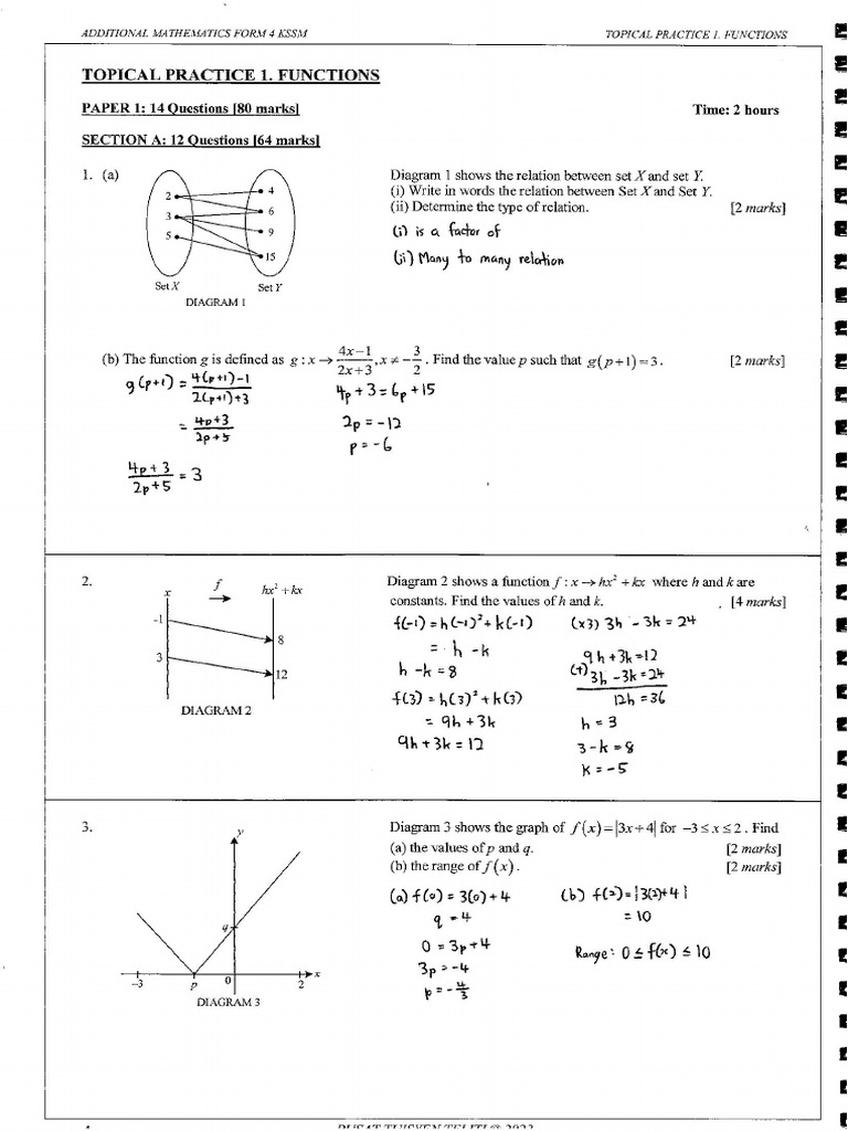 Add Math 1 | PDF