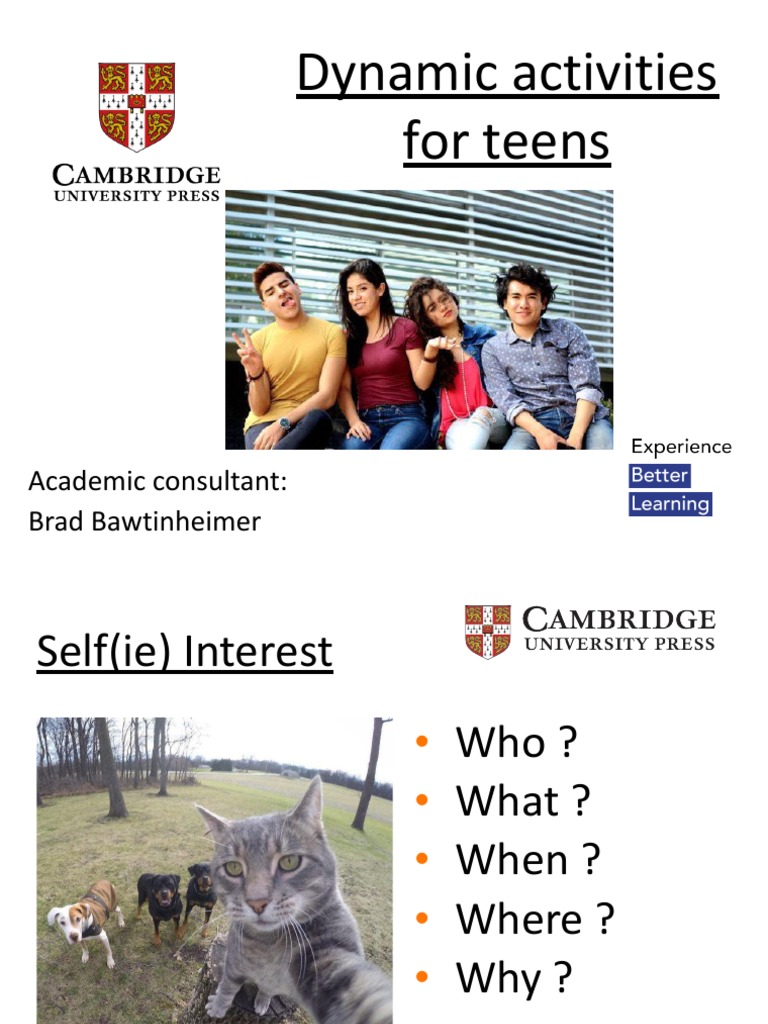 Dynamic Activities For Teens | PDF | Teachers | Adolescence