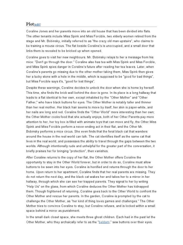 Coraline Final | PDF