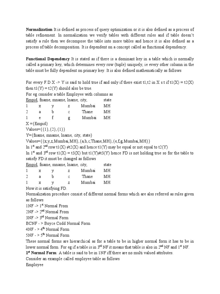 Dbms Notes | PDF | Relational Database | Sql Dbms Notes | PDF | Relational Database | Sql