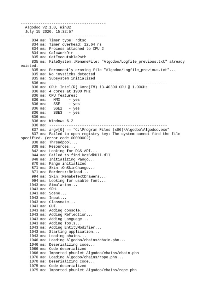 Logfile Previous | PDF | System Software | Computer Engineering