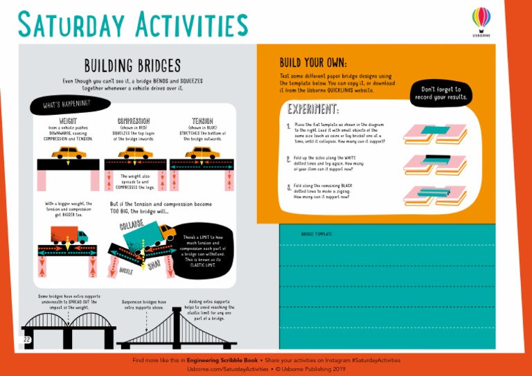 Building Bridges Engineering Scribble Book | PDF