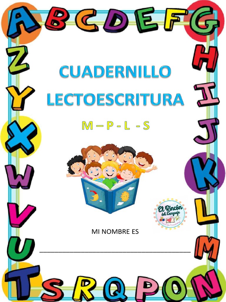 Cuadernillo Lectoescritura M, P, L, S | PDF | Comunicación humana | Lingüística