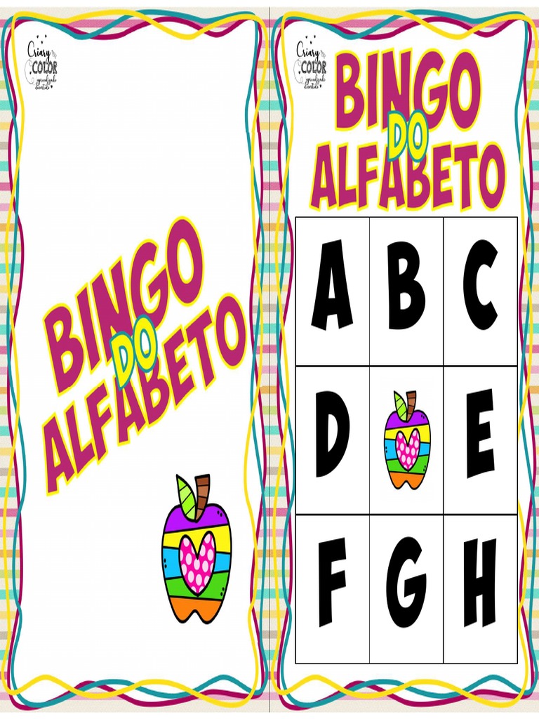 Jogo Bingo Do Alfabeto | PDF