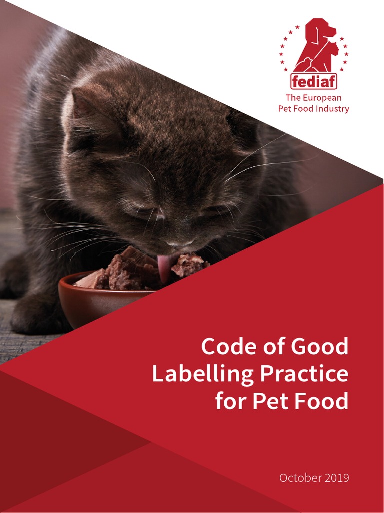 FEDIAF Labeling Code 2019 OnlineOctober2019 | PDF | Genetically ...