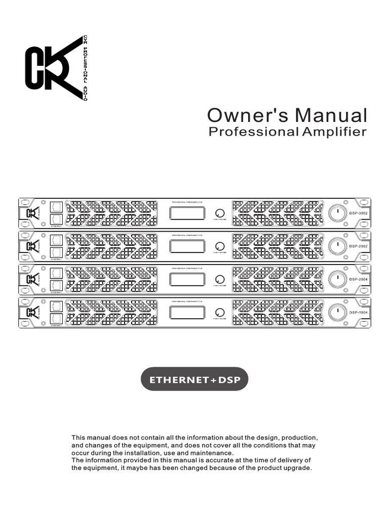 CVR DSP User's Manual (2022!3!4) | PDF
