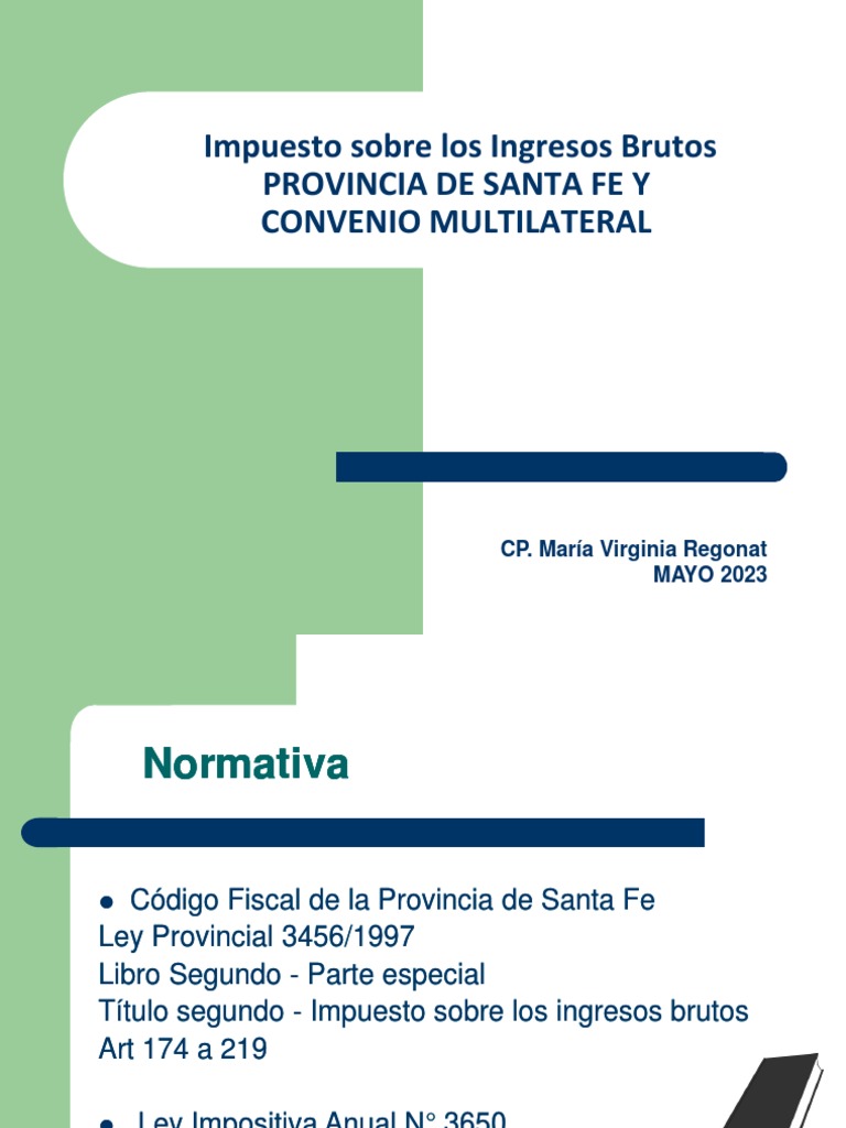 Impuesto Ingresos Brutos Santa Fe | PDF