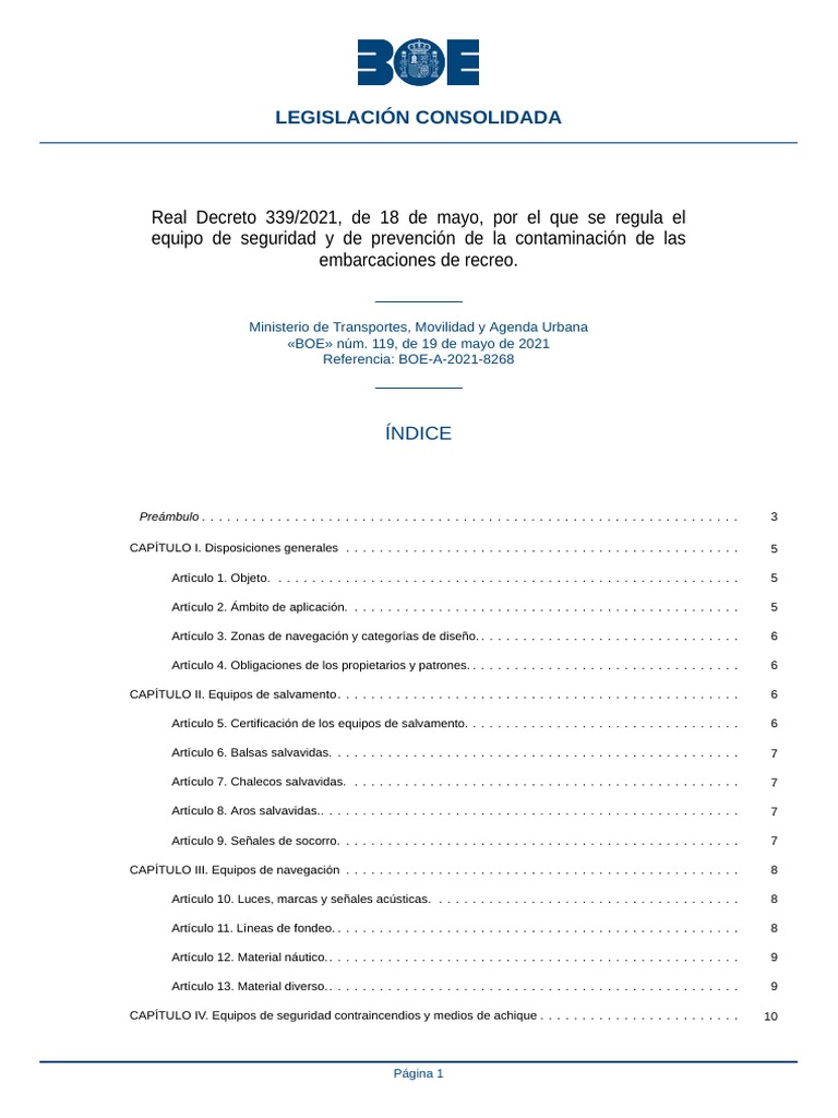 BOE A 2021 8268 Consolidado | PDF