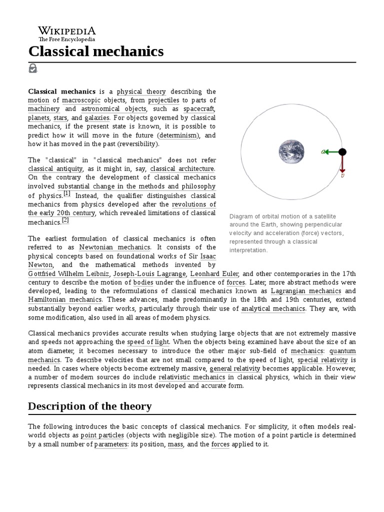 Classical Mechanics | PDF | Classical Mechanics | Force
