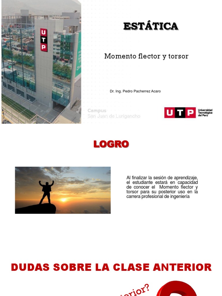 Momento Flector y Torsor en Estática | PDF | Mecánica | Física