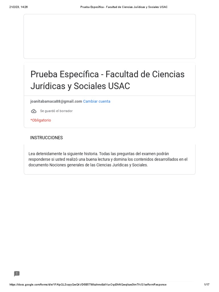 Prueba Específica Ciencias Jurídicas USAC | PDF | Homicidio | Science