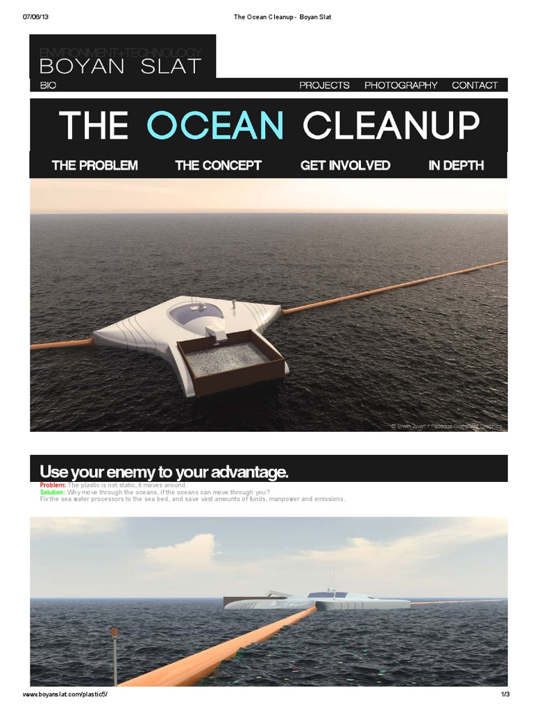 The Ocean Cleanup - Boyan Slat | PDF