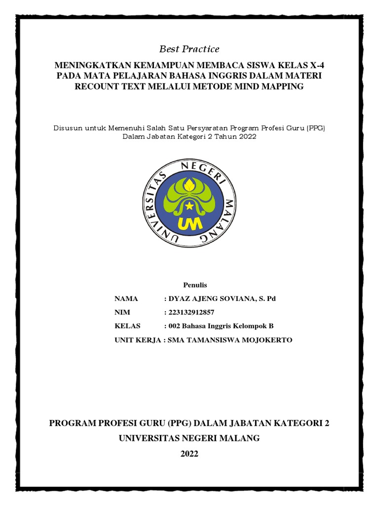 Recount Text - Mind Mapping | PDF | Karier & Perkembangan