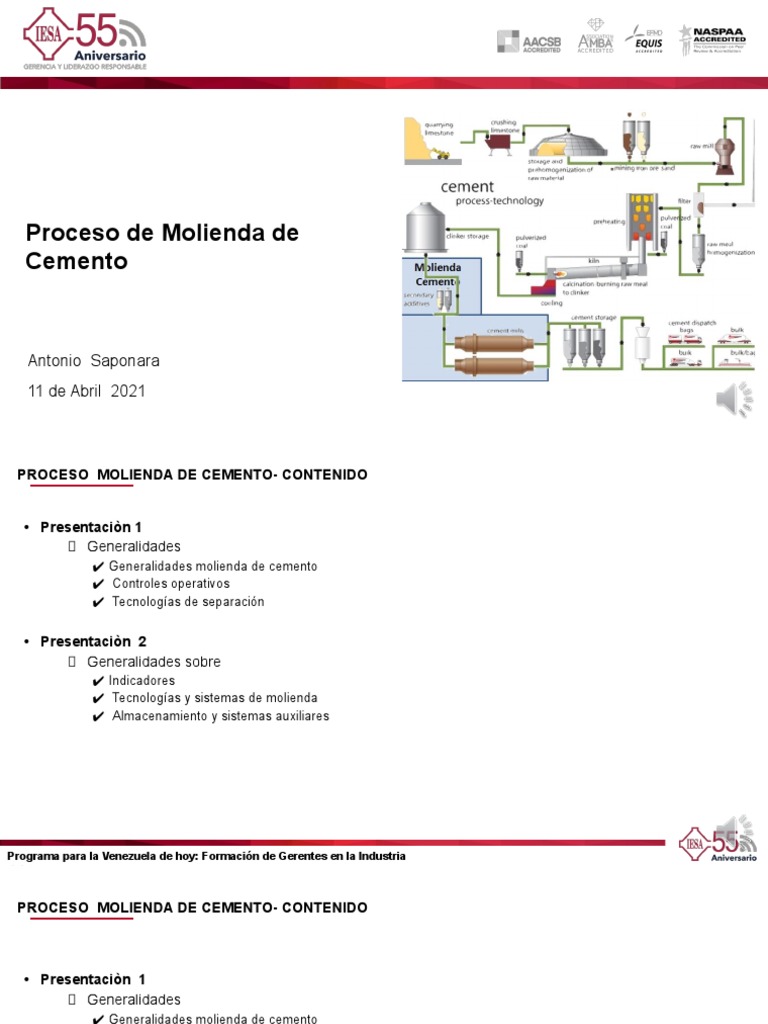 Molienda de Cemento 1 | PDF | Cemento | Ciencias fisicas