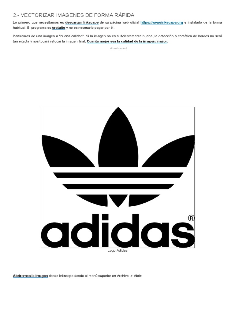 Cómo Vectorizar Una Imagen Con Inkscape | PDF | Adobe Photoshop | Imagen