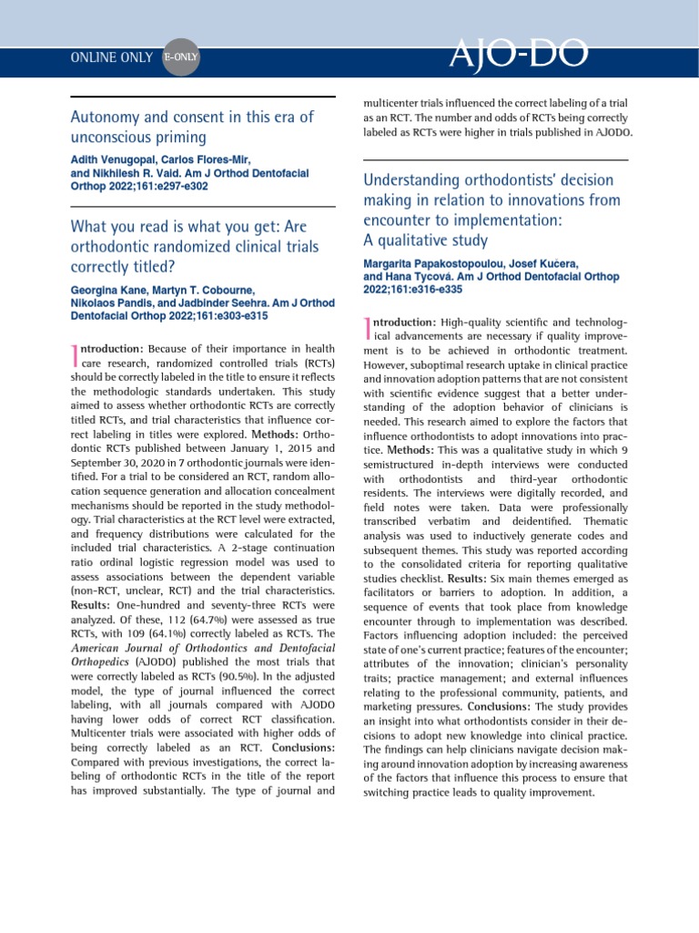 Online Only Abstracts Ymod Pdf Randomized Controlled Trial